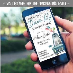 Drive by Birthday Party Sign, Digital File Only, Social Distancing ...