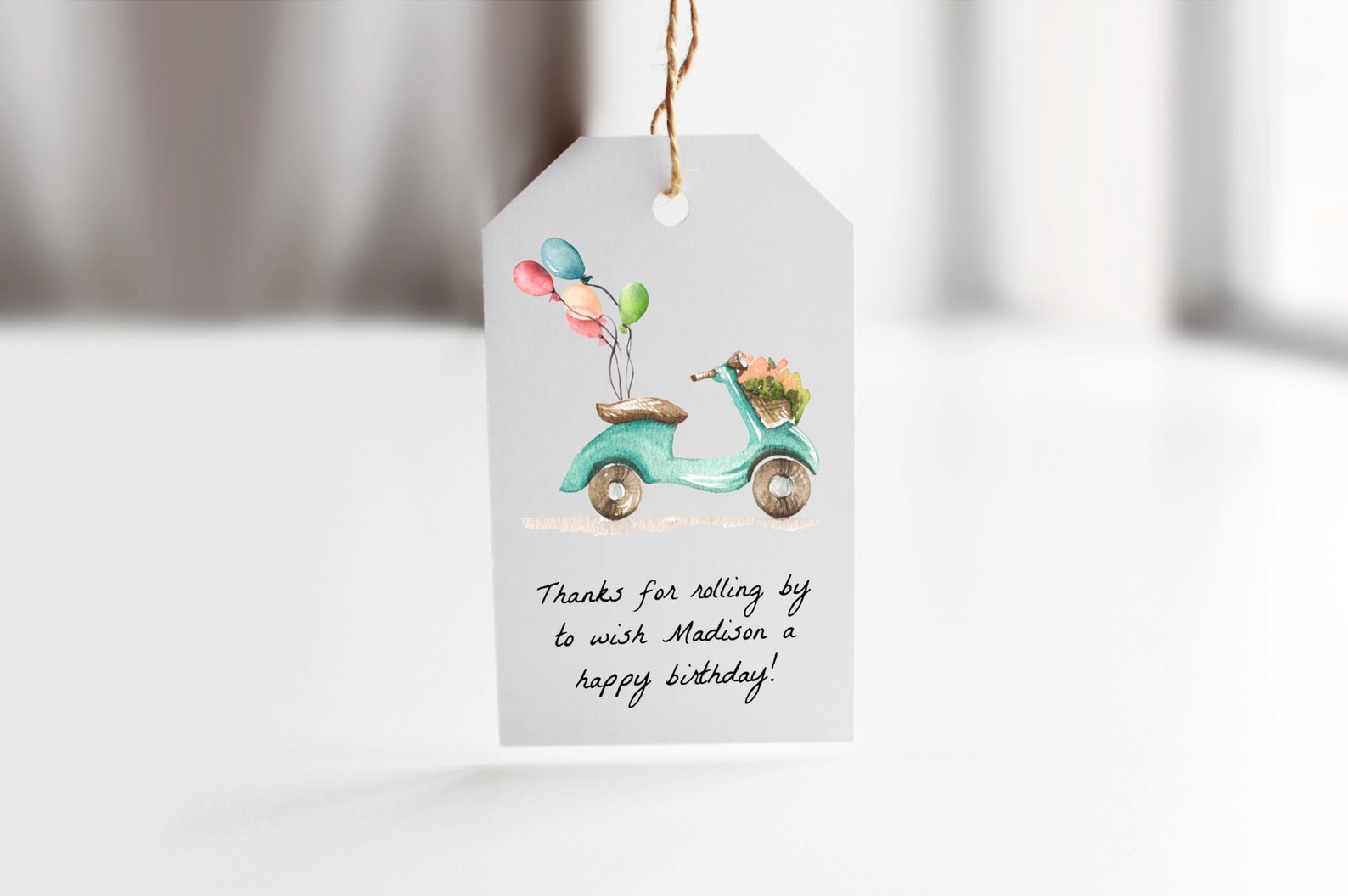 Party Favor Tag Drive by Birthday Invitation Quarantine | Etsy