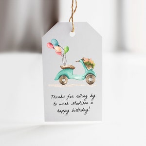 Party Favor Tag, Drive by Birthday Invitation, Quarantine Birthday ...