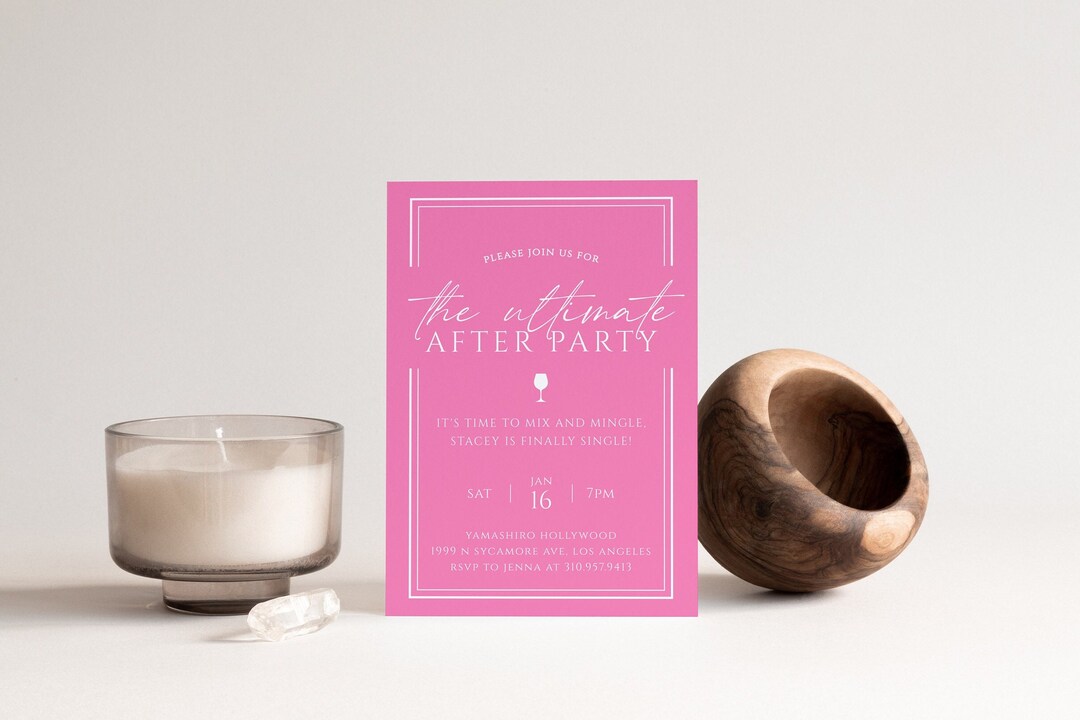 Divorce Party Invitation | Breakup Celebration Invitation | Girls Night ...