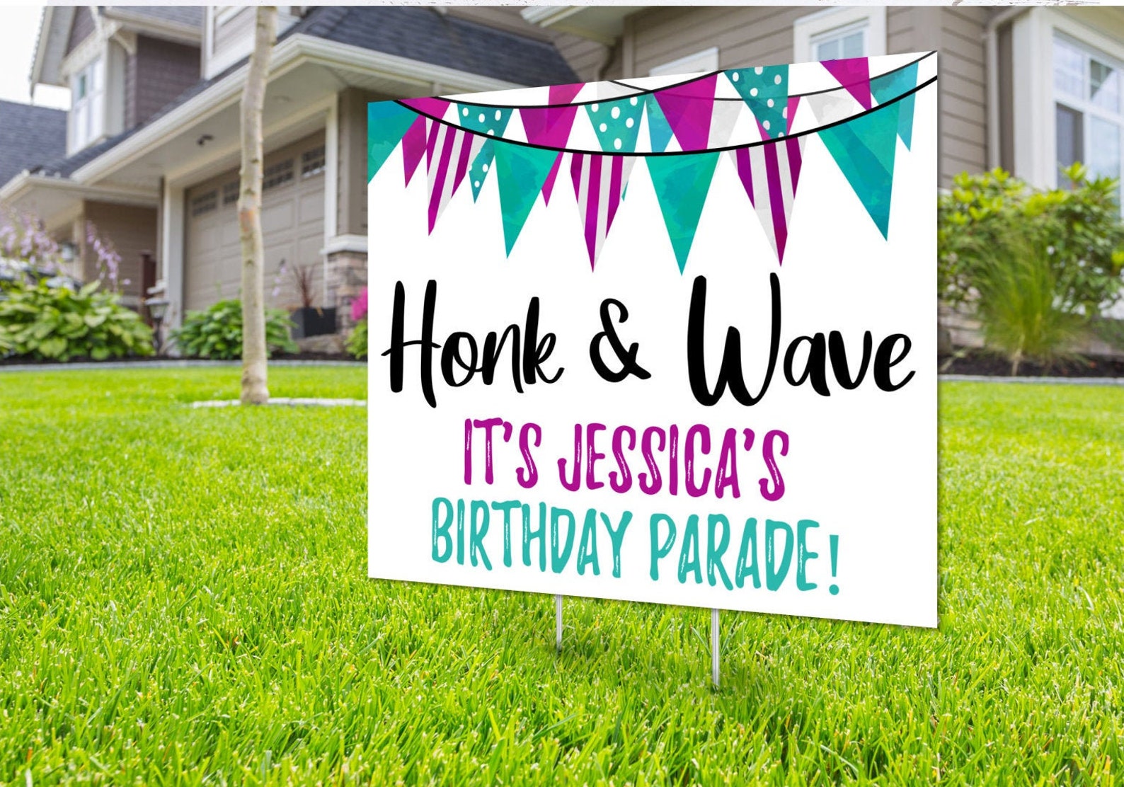 Drive by Birthday Parade Digital File Only Yard Sign - Etsy