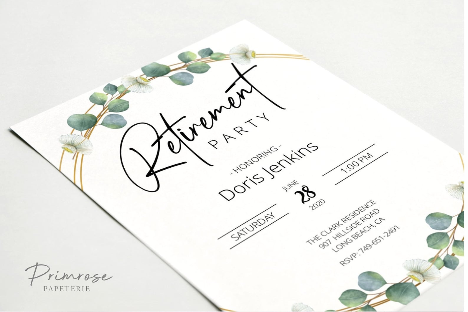 Editable Retirement Party Invitation Retirement Invite | Etsy