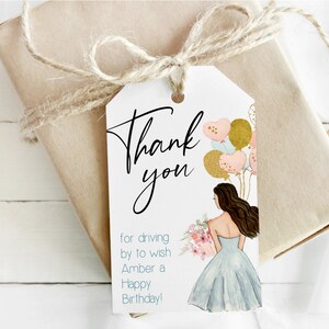 Party Favor Tag, Drive by Birthday Girl, Quarantine Birthday Party ...