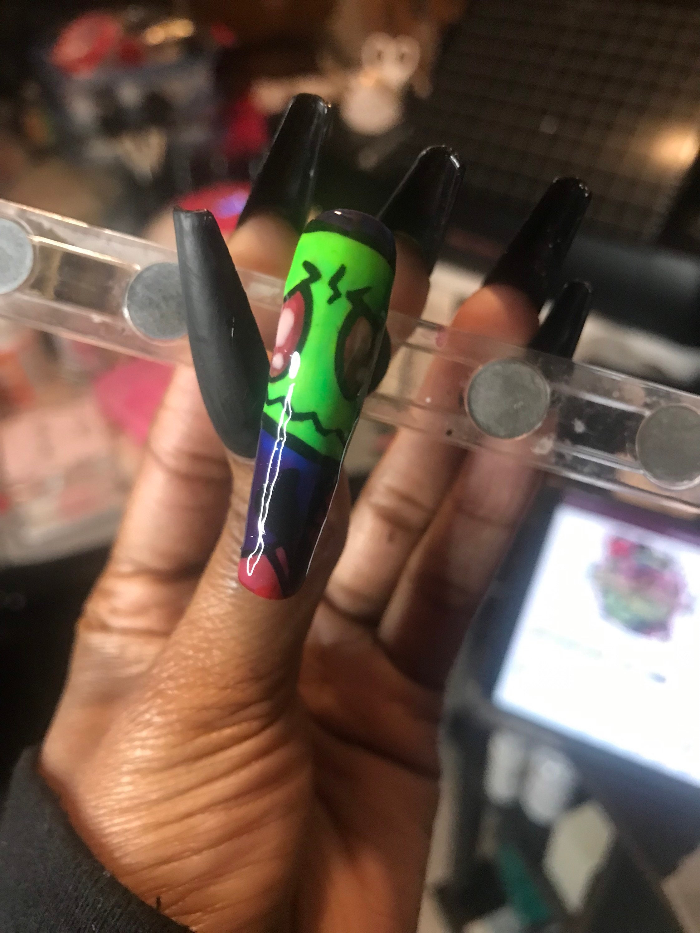 Invader Zim Inspired Press on Nails - Etsy
