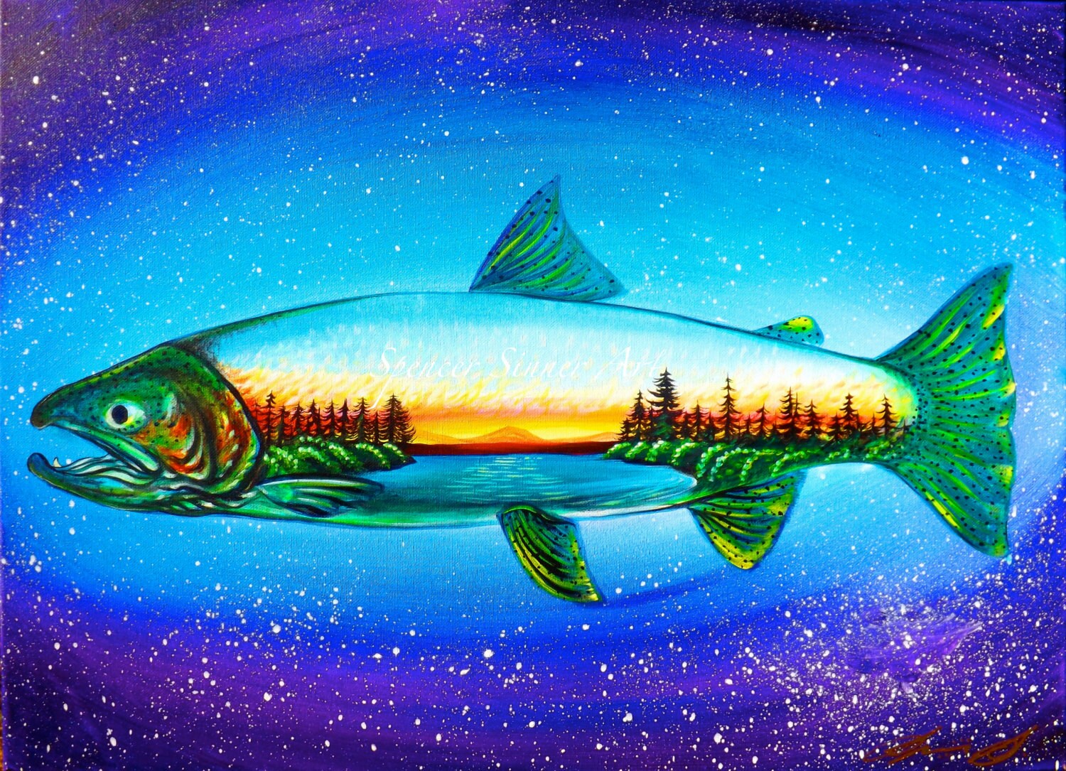 Steelhead Sunrise . prints . 2016 | Etsy