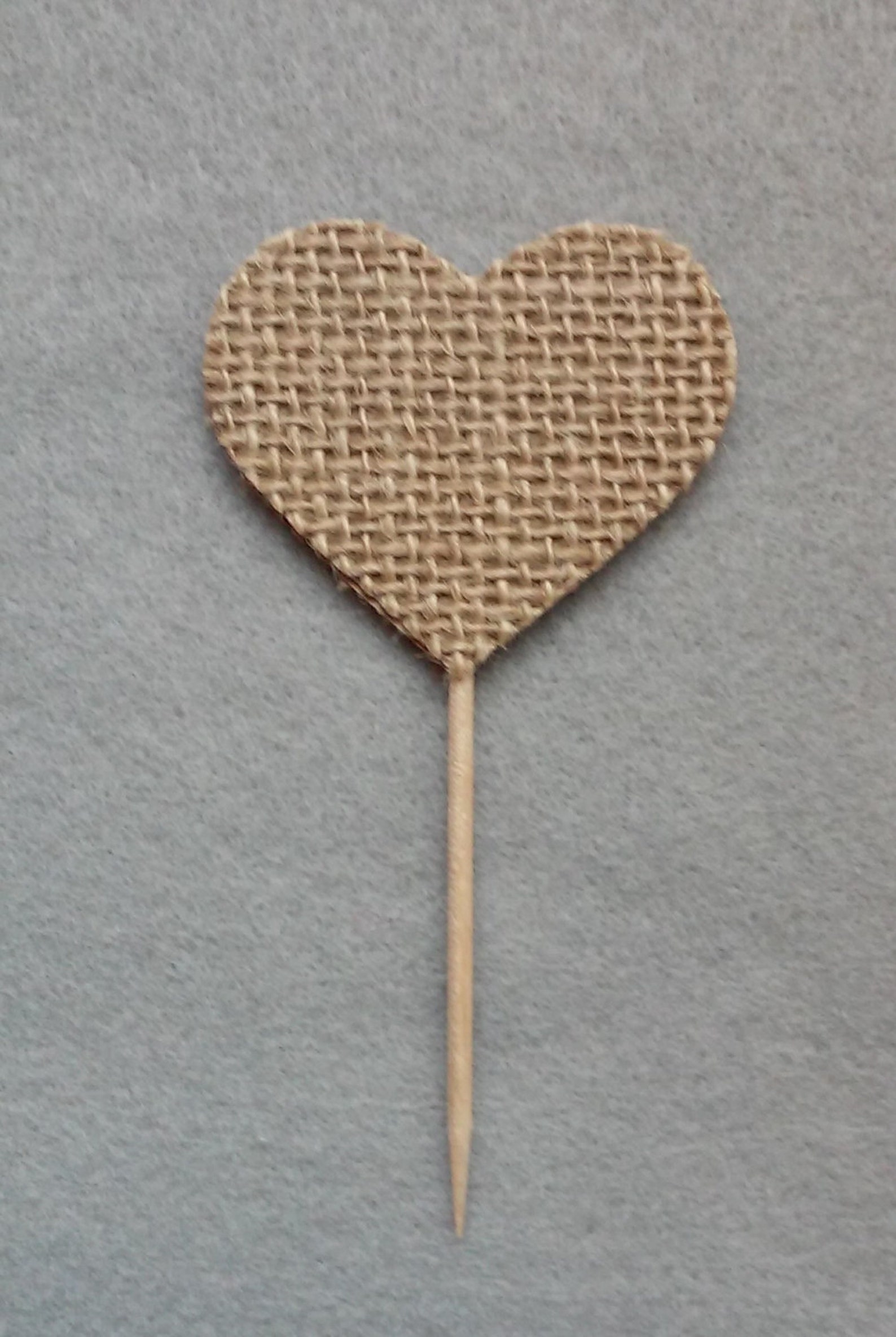 Burlap Fabric Wedding Toothpicks Rustic Wedding Bridal - Etsy