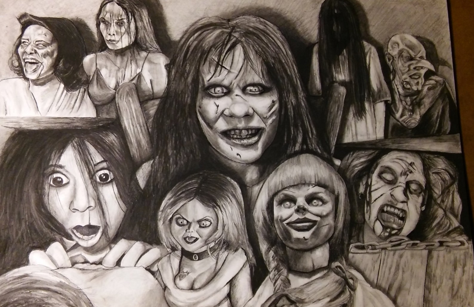 Ladies of Horror Collage - Etsy