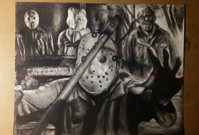 Jason Voorhees Collage - Etsy