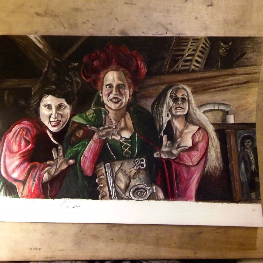 Hocus Pocus Drawing - Etsy