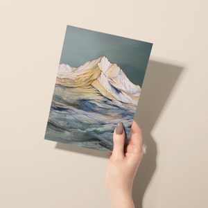 Greeting Card 5 Pack Unkempt Collection Mountains Rivers Landscape ...