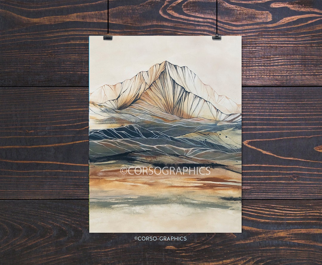 Wall Art Majesty Alaska Art Mountains Alaska Corso Graphics Mountain ...