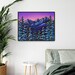 Canvas Art Print Blue Ridge Mountain Colorful Wall Artwork Alaska ...