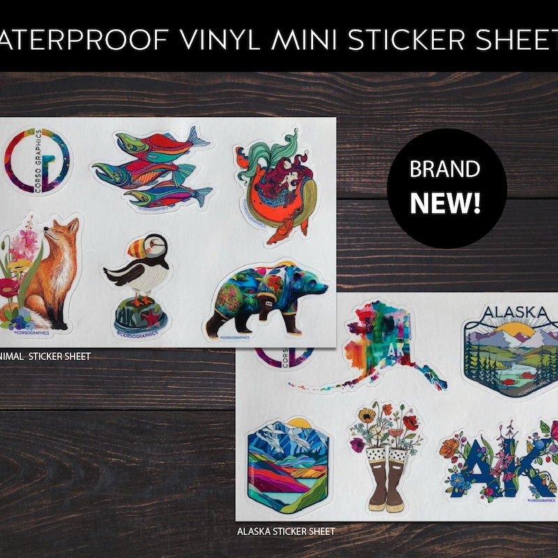 Alaska Sticker - Etsy