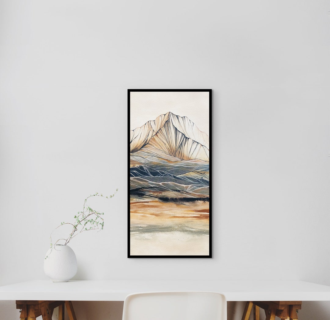Canvas Art Print Majesty Colorful Wall Artwork Mountain Mountains ...