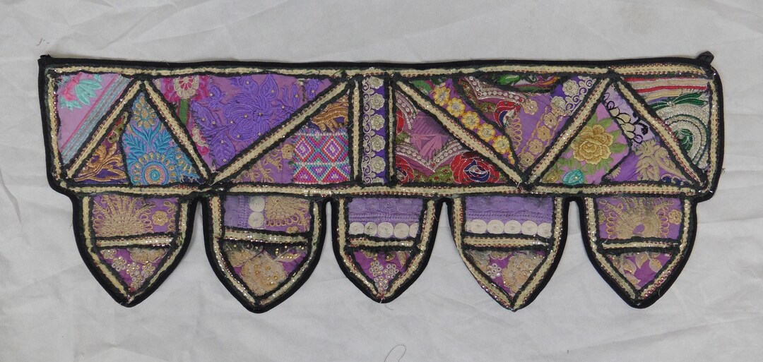 Sari Patchwork Indian Toran Floral Multicolour Wall Hanging - Etsy