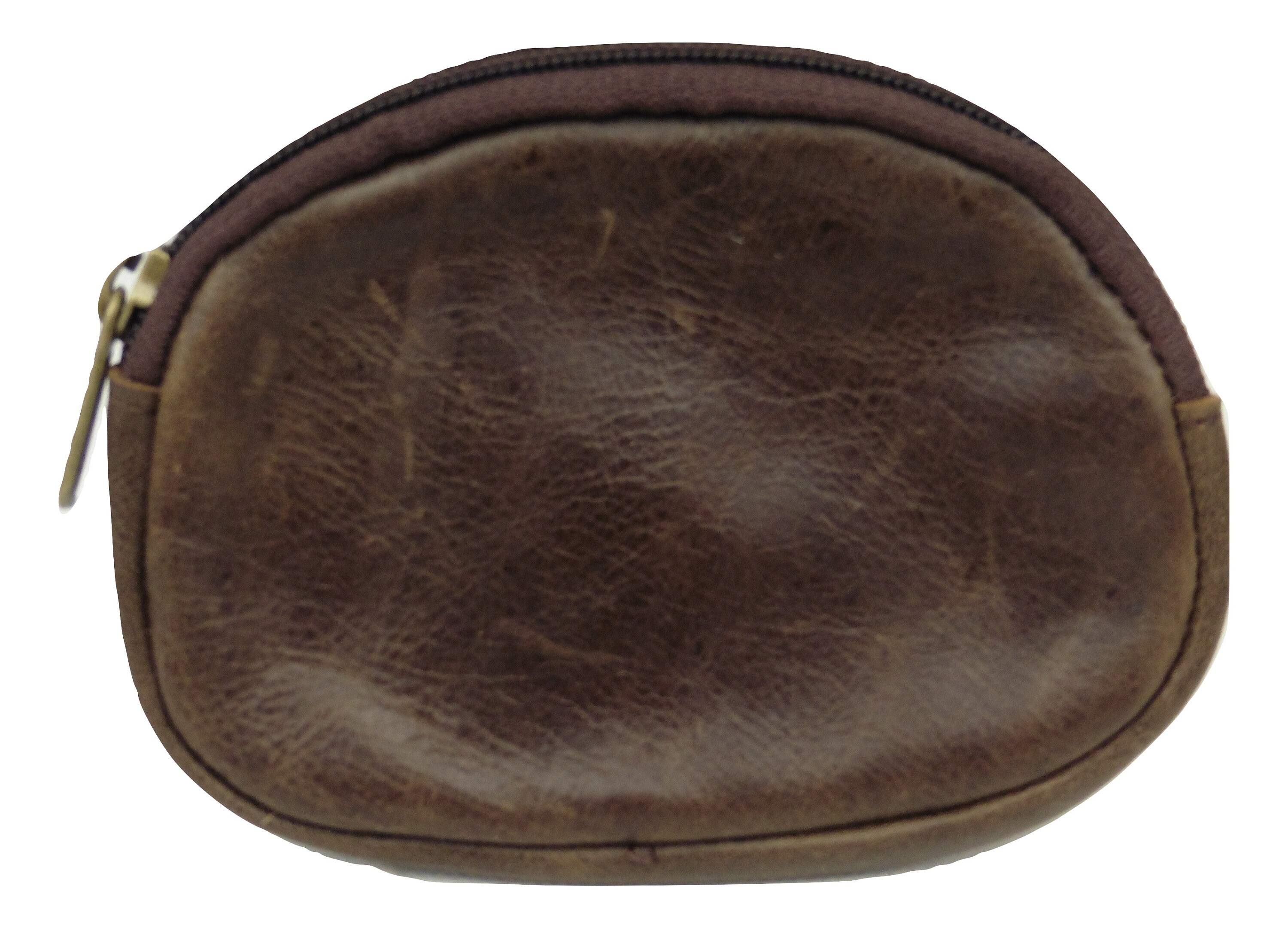 Monedero de moneda de cuero real hecho a mano con piel impresa | Etsy