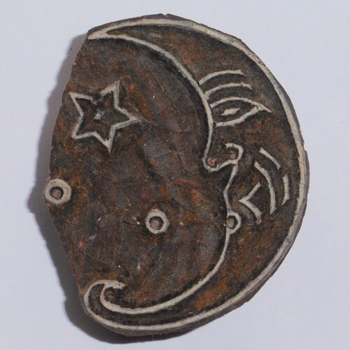 Indian Wooden Printing Block Lotus Flower - Etsy