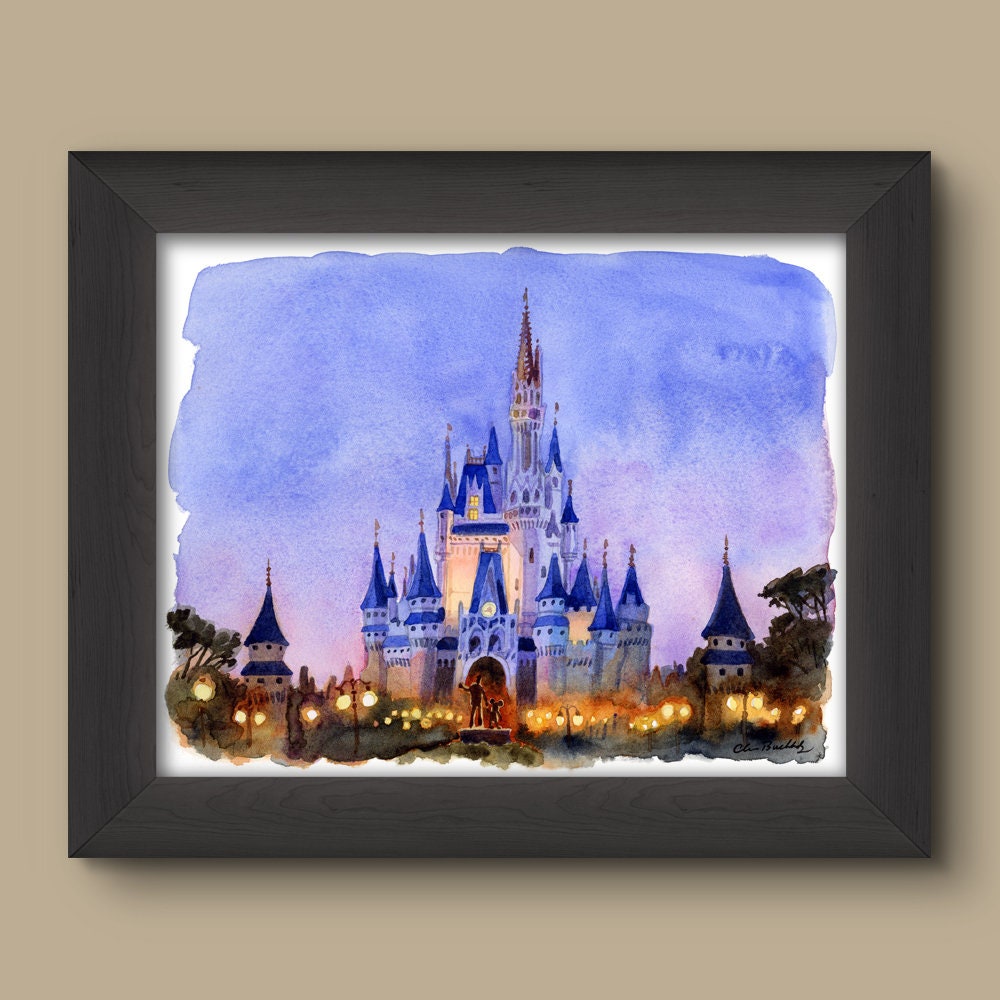 Disney Castle Acrylic Painting