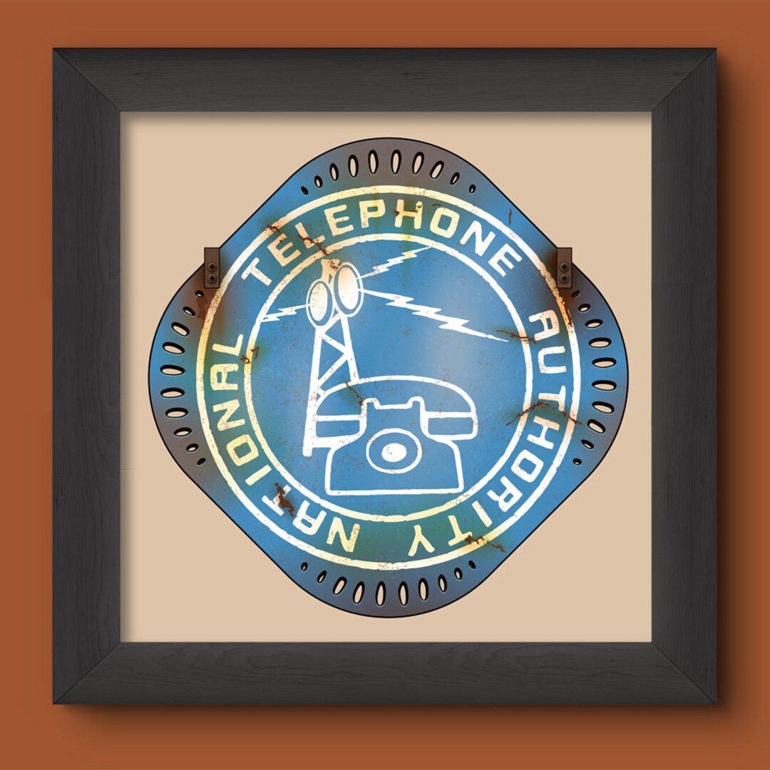 Walt Disney World Signage Digital Art Print: National Telephone ...