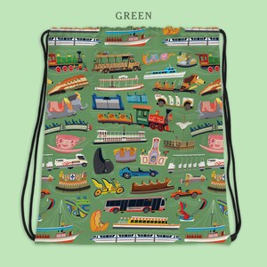 Walt Disney World in Motion Print Drawstring Bag - Etsy