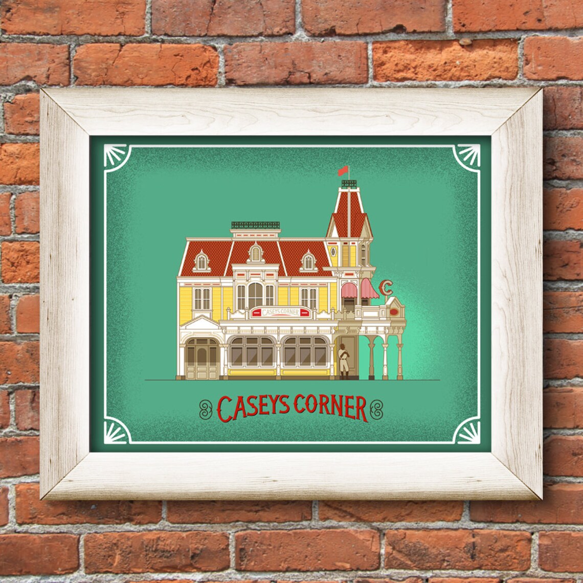 Main Street Casey's Corner Large Print | Etsy