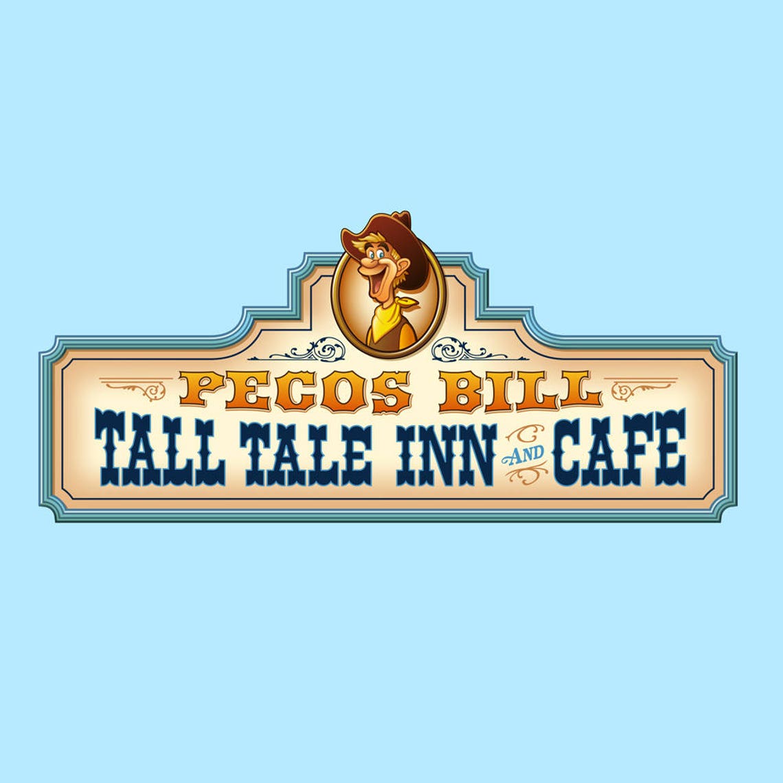 Walt Disney World Signage Digital Art Print: Tall Tale Inn - Etsy