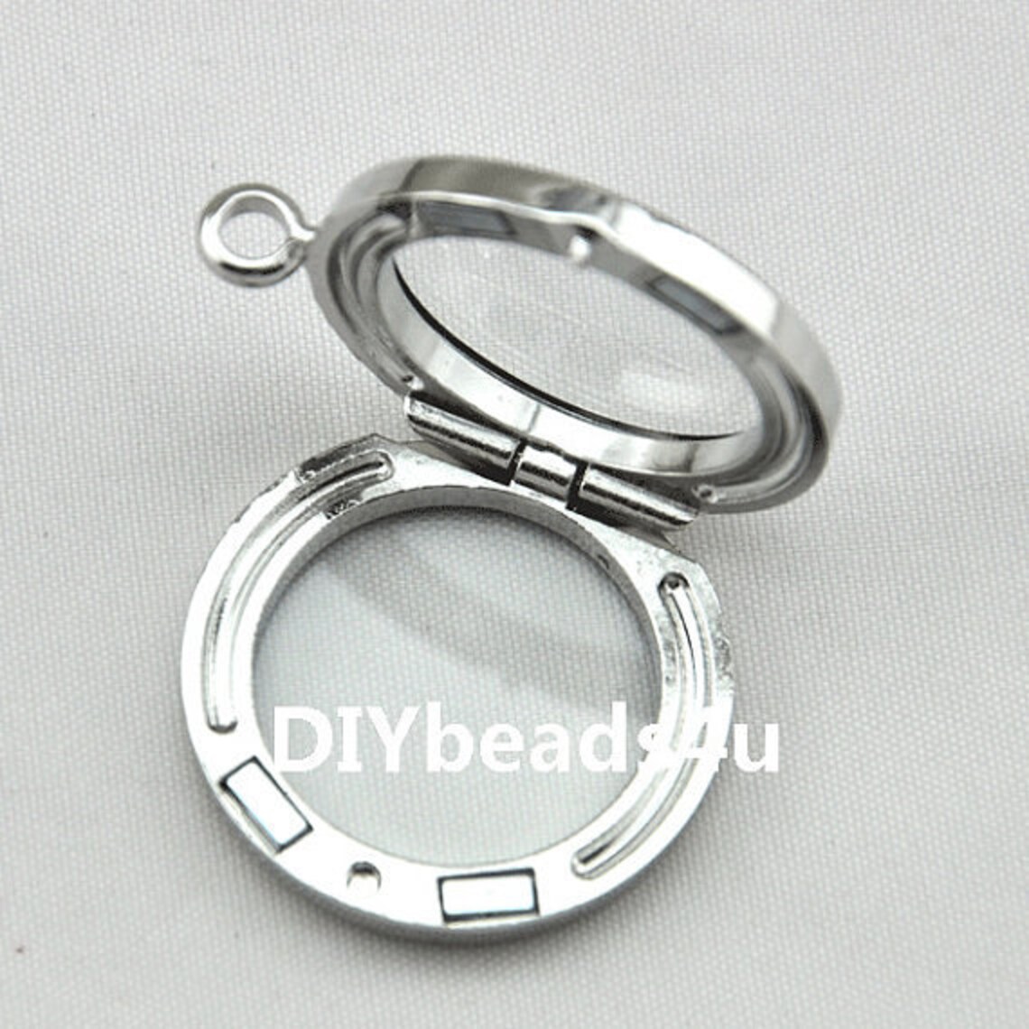 2pcs Round Floating Locket Living Locket Glass Locket | Etsy