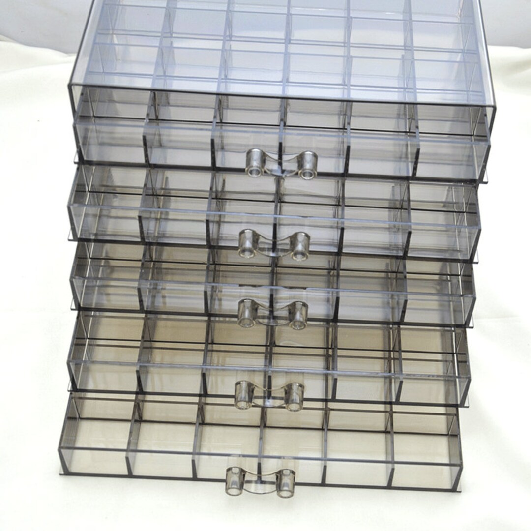 Acrylic Transparent Storage Box for Rhinestones, Beads, Nails, Mini ...
