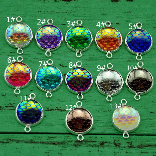 Fish Scale Charms - Etsy