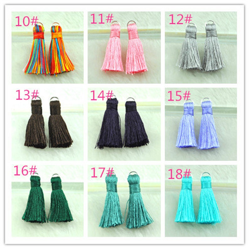 Mini Tassels Small Tassels Tassle Tassel Earrings Tassels Etsy