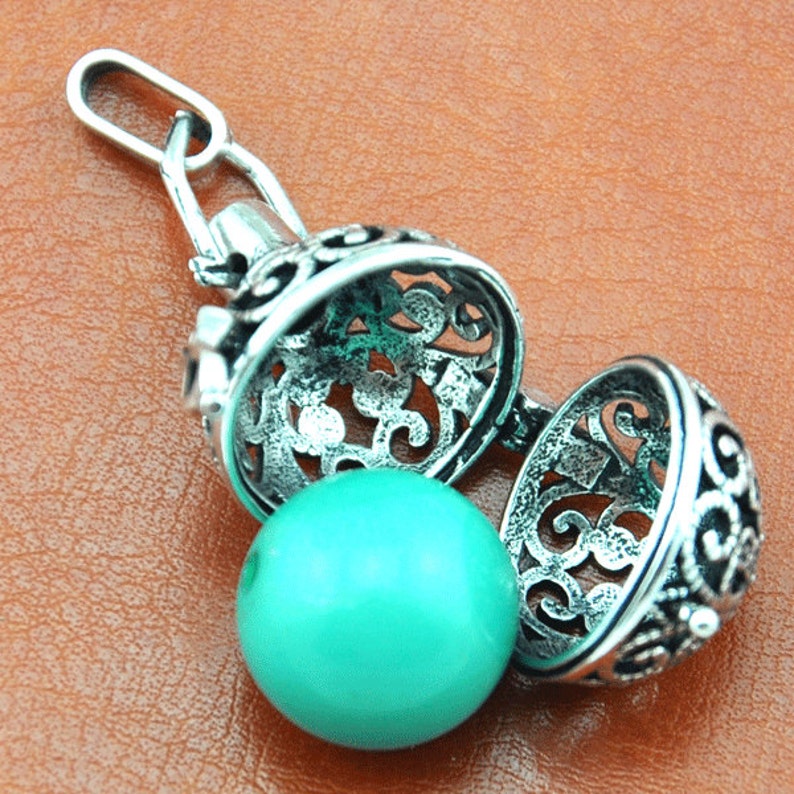 Antique Silver Filigree Lucky Magic Box Locket Charm | Etsy