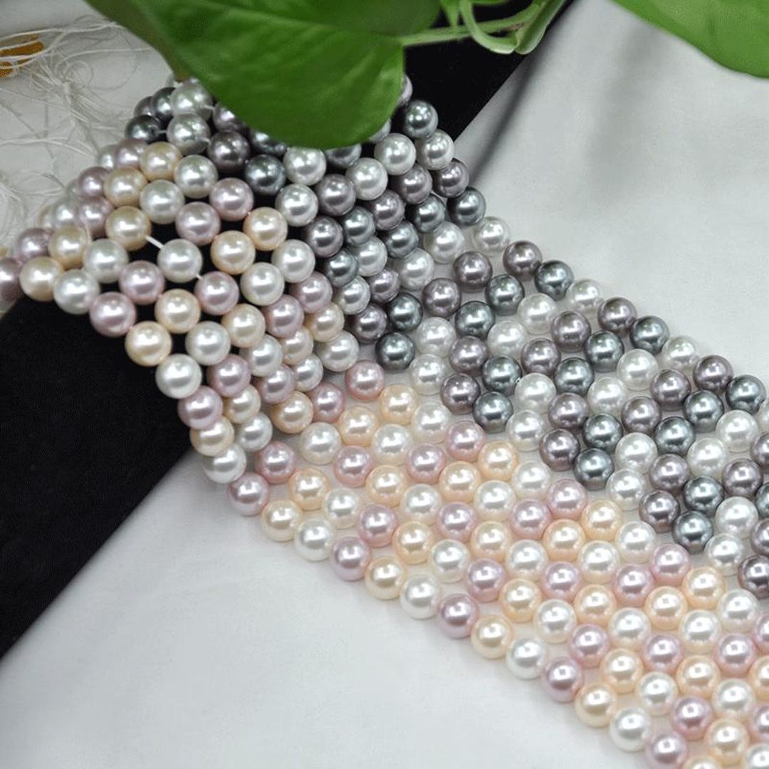 Natural Mixed Color South Sea Shell Pearls,8mm 10mm Sea Shell Pearls ...