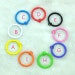30mm High Quality 9 Colors Keychain, Variety of Colours Key Chains,key ...