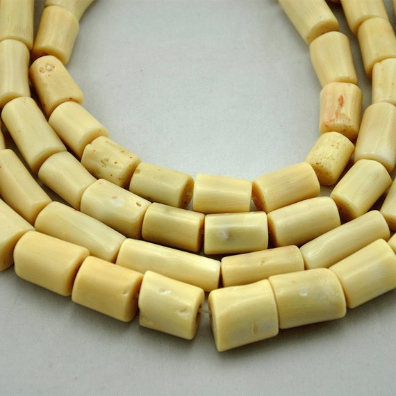 1 Strip Coral Beads cream coloured Coral Beads nigerian Statement Coral Etsy