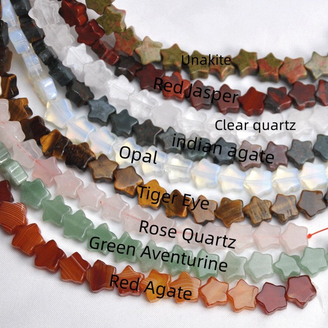 10mm Crystal Star Beads，carved Natural Carnelian Star Beads，star ...
