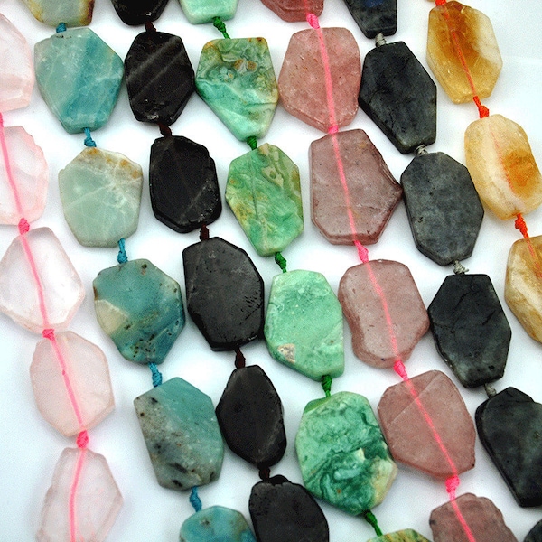 Gemstone Slice - Etsy