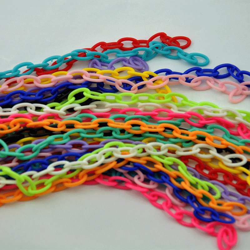 Plastic Chain -8x13mm Delicate Classic Plastic Chain-16 Inches , DIY ...