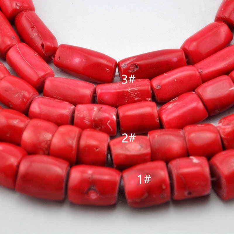 1PCS Large Red Coral Beads Pendants Strand,top Coral Gemstone Spike ...