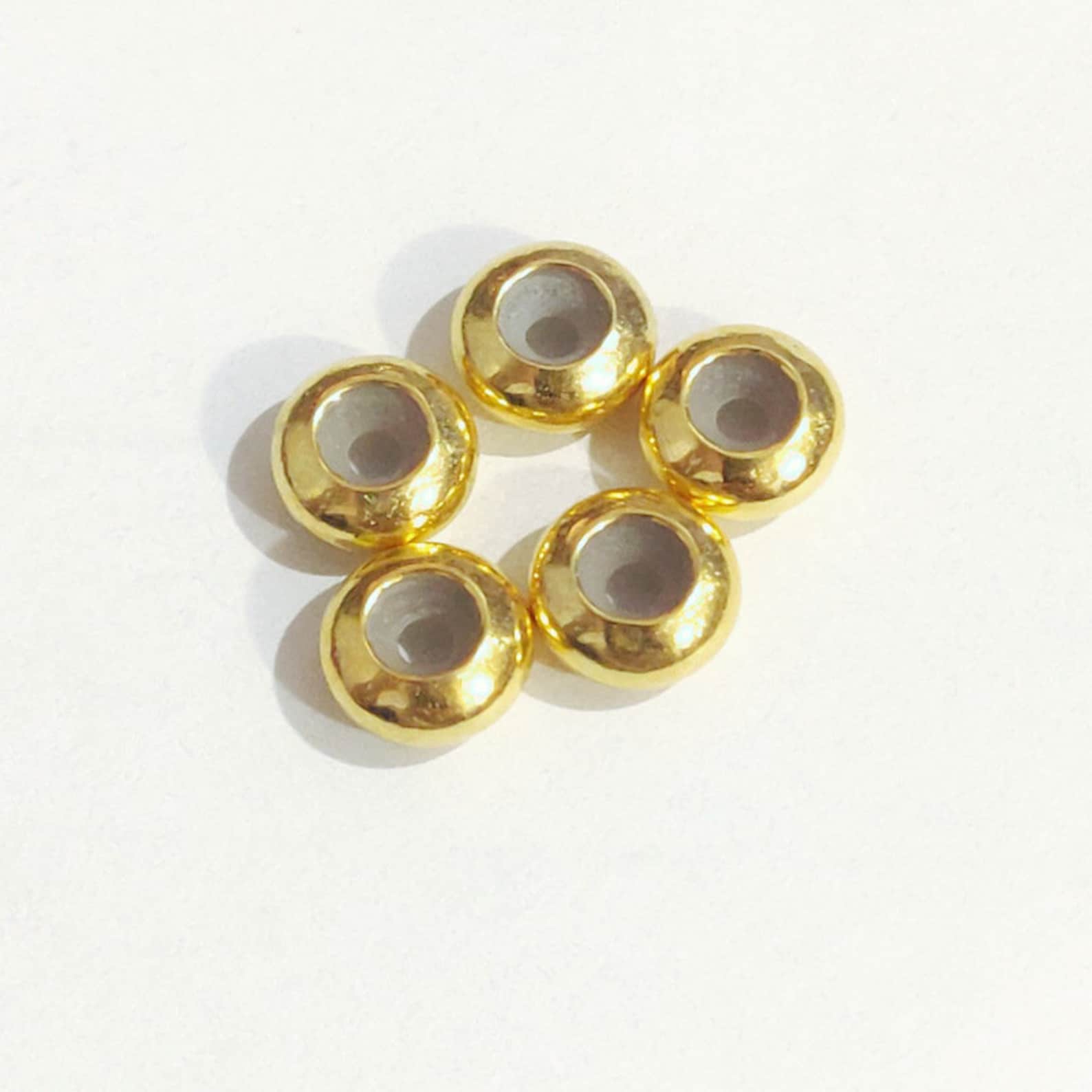 Sliding Adjustablerubber Stopper Gold Beadsrubber Stopper - Etsy