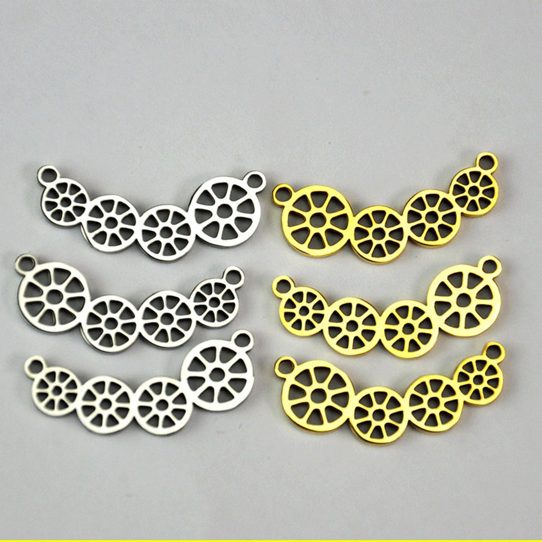 Gear Connectors-bff Connectors-steampunk Gears Connectors-lotus Root ...