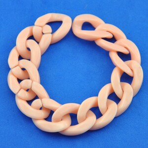 Big Acrylic Chain Open Links ,17x23mm 100pcs Colorful Necklace Plastic ...