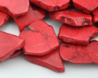 Red Turquoise Stone | Etsy