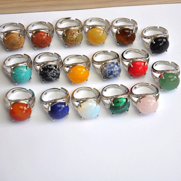 Stainless Steel Adjustable Ring - Etsy