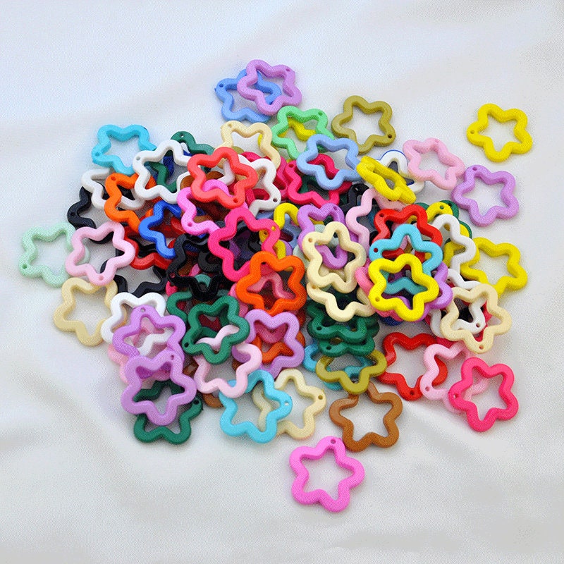 Plastic Star Charms - Etsy