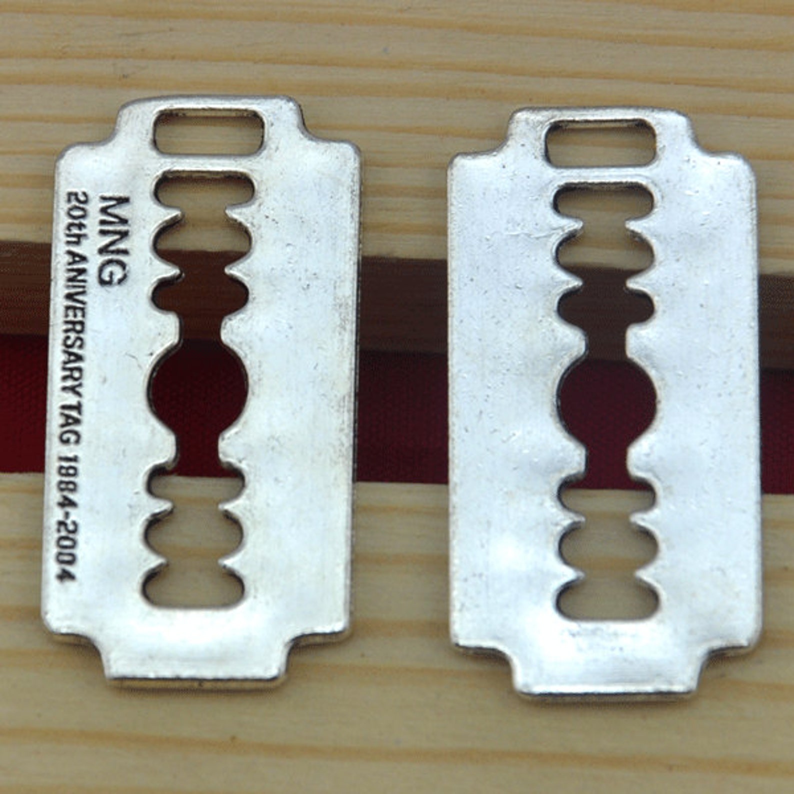 18x38mm10pcs Antique Silver antique Bronze Razor Blade - Etsy