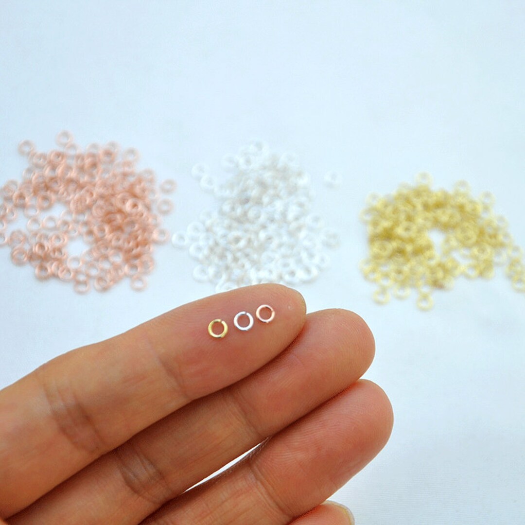 14K Gold Filled Jump Ring 3mm/4mm/5mm/6mm/7mm/8mm Open Jump Rings，gold ...