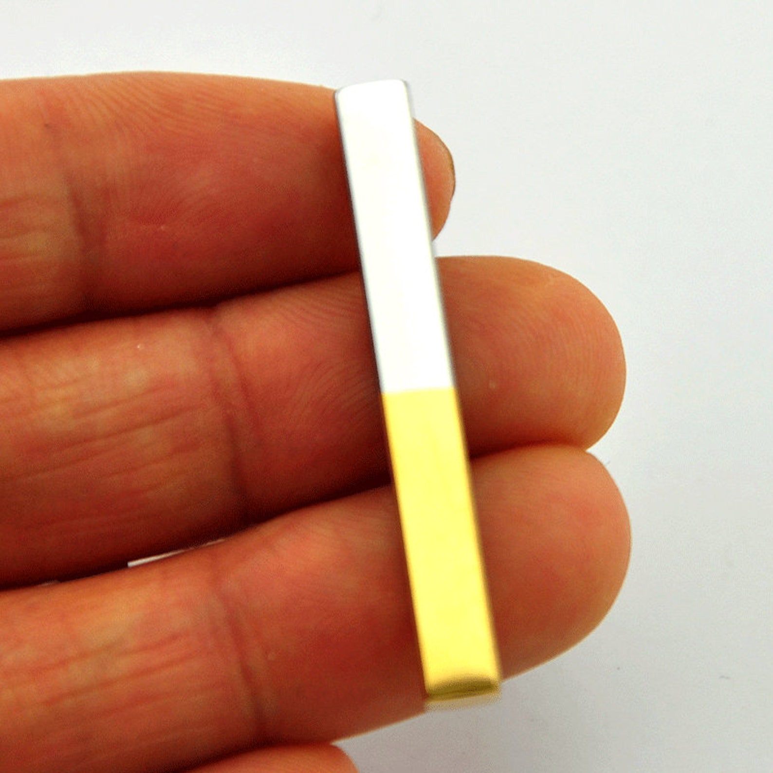 2-10pcs High polished vertical bar cuboid stainless steel | Etsy