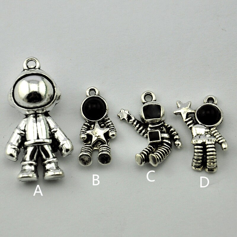Astronaut CharmsTiny space suit charm Space suit | Etsy