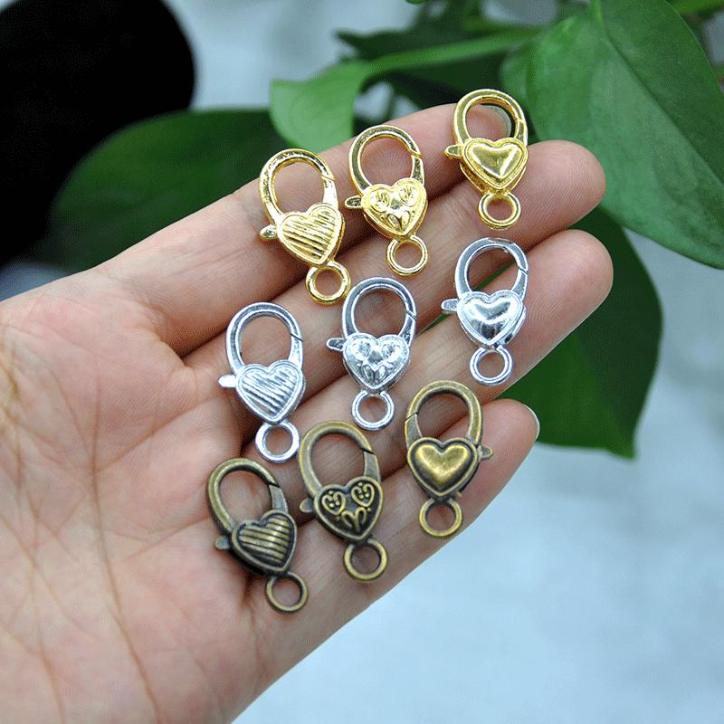 6-20 Pcs Large Clasps, Antiqued Brass Decorative Lobster Clasp,antique ...