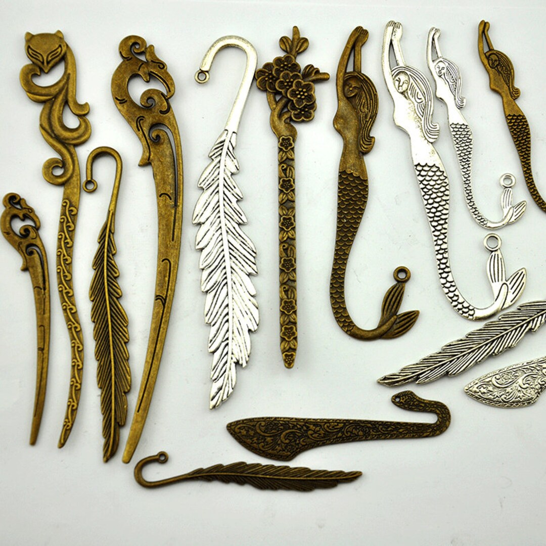 Phoenix Bookmark-Thick Feather Bookmark Charm Hook fox - Etsy Italia